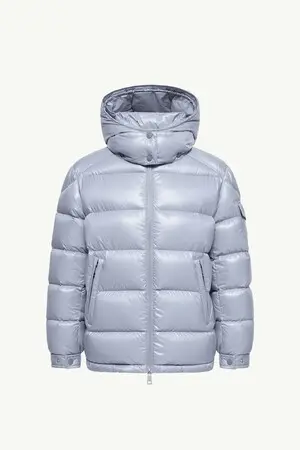 Moncler Maire Hooded Short Down Jacket - Blue