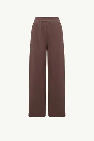 Moncler Logo Cotton Blend Sweatpants - Brown