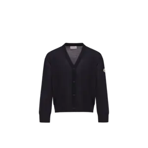 Moncler Wool Cardigan - Blue