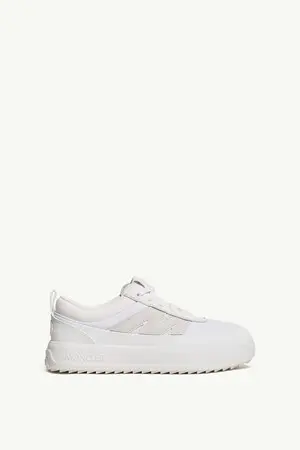 Moncler Altive Nubuck & Suede Sneakers - White