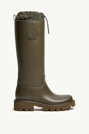 Moncler Kickstream High Rain Boots - Green