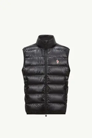 Moncler Down Vest With Stand Collar