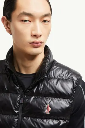 Moncler Down Vest With Stand Collar