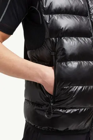 Moncler Down Vest With Stand Collar