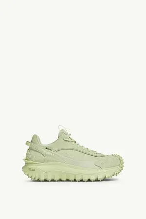 Moncler Trailgrip Momint Nubuck & Suede Sneakers - Green