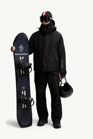 Moncler Lambir Hooded Gore-tex Ski Jacket - Black