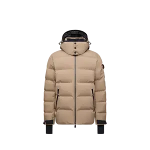 Moncler Montgetech Hooded Insulated Ski Jacket - Beige