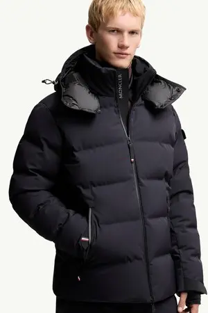 Moncler Montgetech Hooded Insulated Ski Jacket - Blue