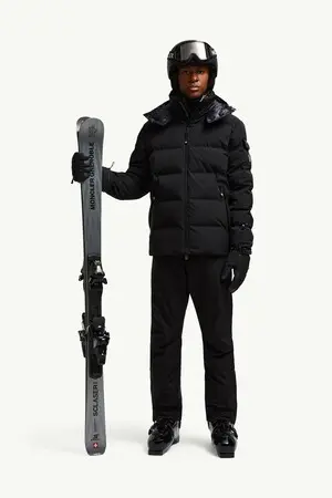 Moncler Montgetech Hooded Insulated Ski Jacket - Black