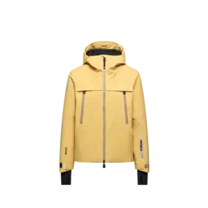 Moncler MONCLER GRENOBLE Chanavey Hooded Ski Jacket Yellow