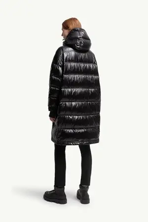 Moncler Rochelairs Hooded Long Down Jacket
