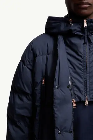 MONCLER X GILGA FARM DESIGNED BY DONALD GLOVER X Gilga Farm Donald Glover Tangelo Short Down Jacket
