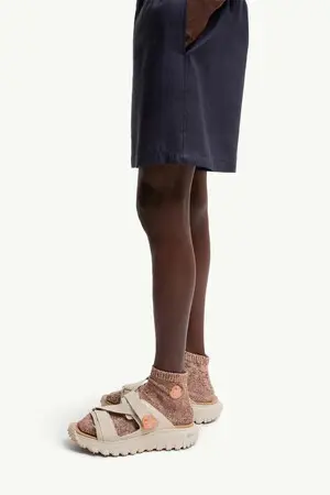 MONCLER X GILGA FARM DESIGNED BY DONALD GLOVER X Gilga Farm Donald Glover Linen Blend Shorts