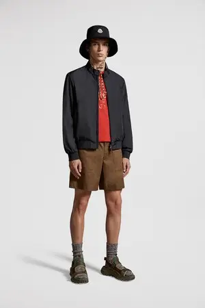 Moncler Reppe Zip-up Bomber Jacket - Black