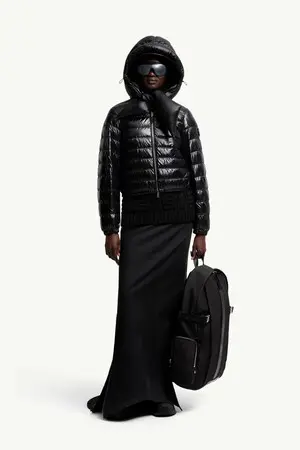 MONCLER X EDWARD ENNINFUL Knut Short Down Jacket - Black