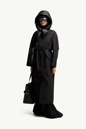 MONCLER X EDWARD ENNINFUL Winifred Trench Coat - Black