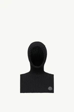 MONCLER X EDWARD ENNINFUL Wool Balaclava - Black