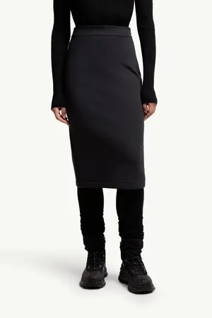 MONCLER X EDWARD ENNINFUL Neoprene Skirt