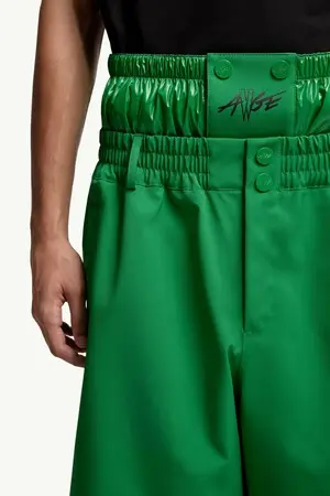 MONCLER X A$AP ROCKY Logo Print Elasticated Waist Shorts