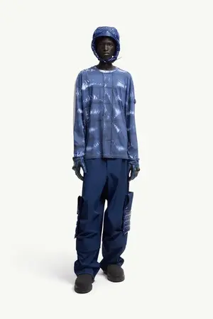 MONCLER X A$AP ROCKY Cotton Long Sleeve T-shirt - Blue