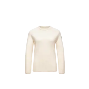 MONCLER + JIL SANDER Textured Wool Crew Neck Sweater - White