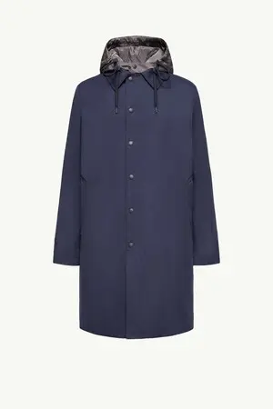 Moncler Kervoyal Hooded Long Down Parka - Blue