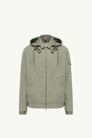 Moncler Havas Cotton Shirt Jacket - Green