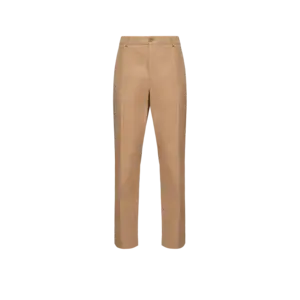 Moncler MONCLER COLLECTION Technical Cotton Blend Tailored Trousers Beige