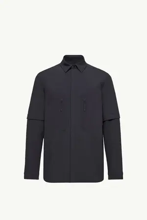 Moncler Logo 2-in1 Shirt Jacket - Black