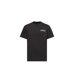 Moncler Logo Cotton T-shirt - Black