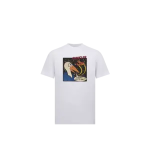 Moncler Space Monduck Cotton T-shirt - White