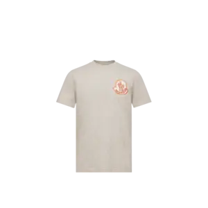Moncler Logo Cotton T-shirt - Grey