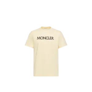 Moncler Logo Print Cotton T-shirt - White