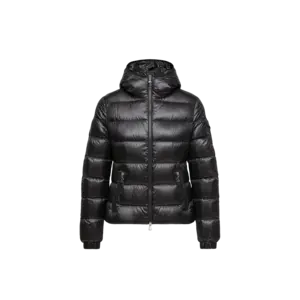 Moncler Glesse Hooded Short Down Jacket - Black