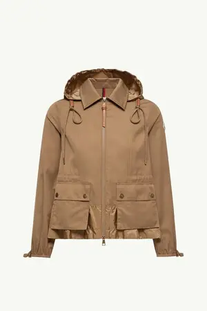 Moncler Adenium Hooded Jacket - Beige