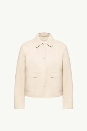MONCLER MONCLER COLLECTION Haricot 3-in-1 Leather Down Shirt Jacket