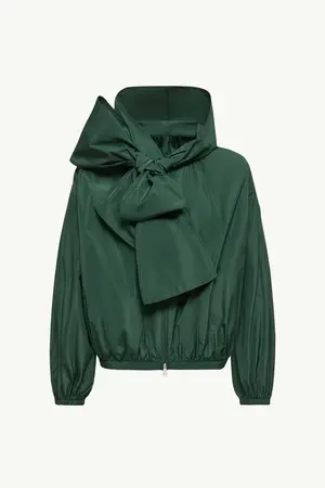 Moncler MONCLER COLLECTION Pecher Taffeta Hooded Jacket Green
