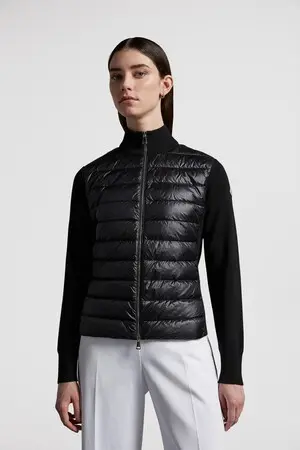 Moncler Padded Wool Cardigan