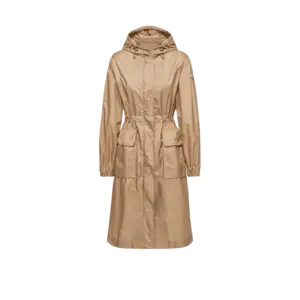 Moncler Hiengos Hooded Long Parka - Beige