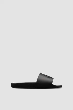 Moncler Basile Slides - Black