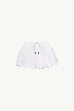 Moncler Cotton Blend Balloon Mini Skirt