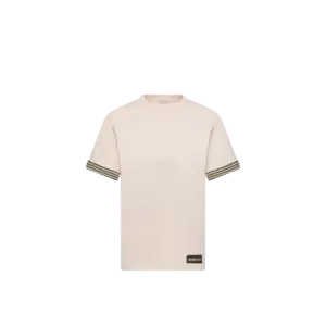 Moncler Cotton T-shirt With Crochet Trim - White