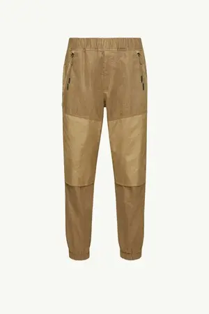 Moncler Linen Jogging Pants - Brown