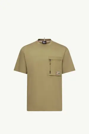 Moncler Utility Pocket Cotton T-shirt - Green