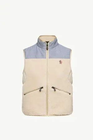 Moncler Teddy & Chambray Vest
