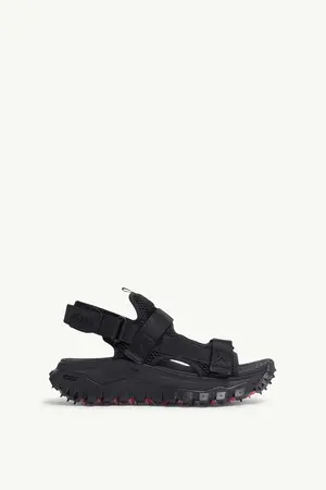Moncler Trailgrip Vela Sandals - Black