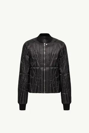MONCLER + RICK OWENS Geocamo Flight Down Bomber Jacket - Black