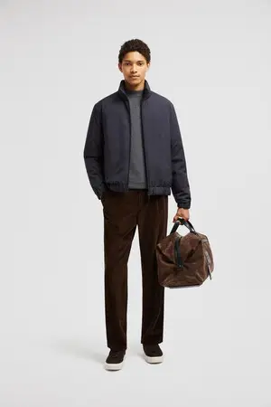 Moncler Luserna Short Down Jacket - Blue