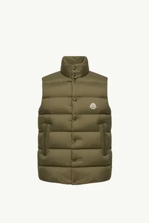 Moncler Tibb Down Vest - Green