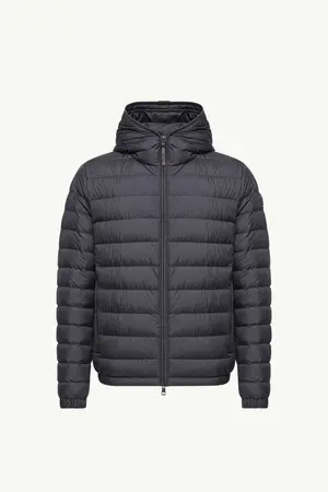 Moncler Solienn Hooded Short Down Jacket - Blue